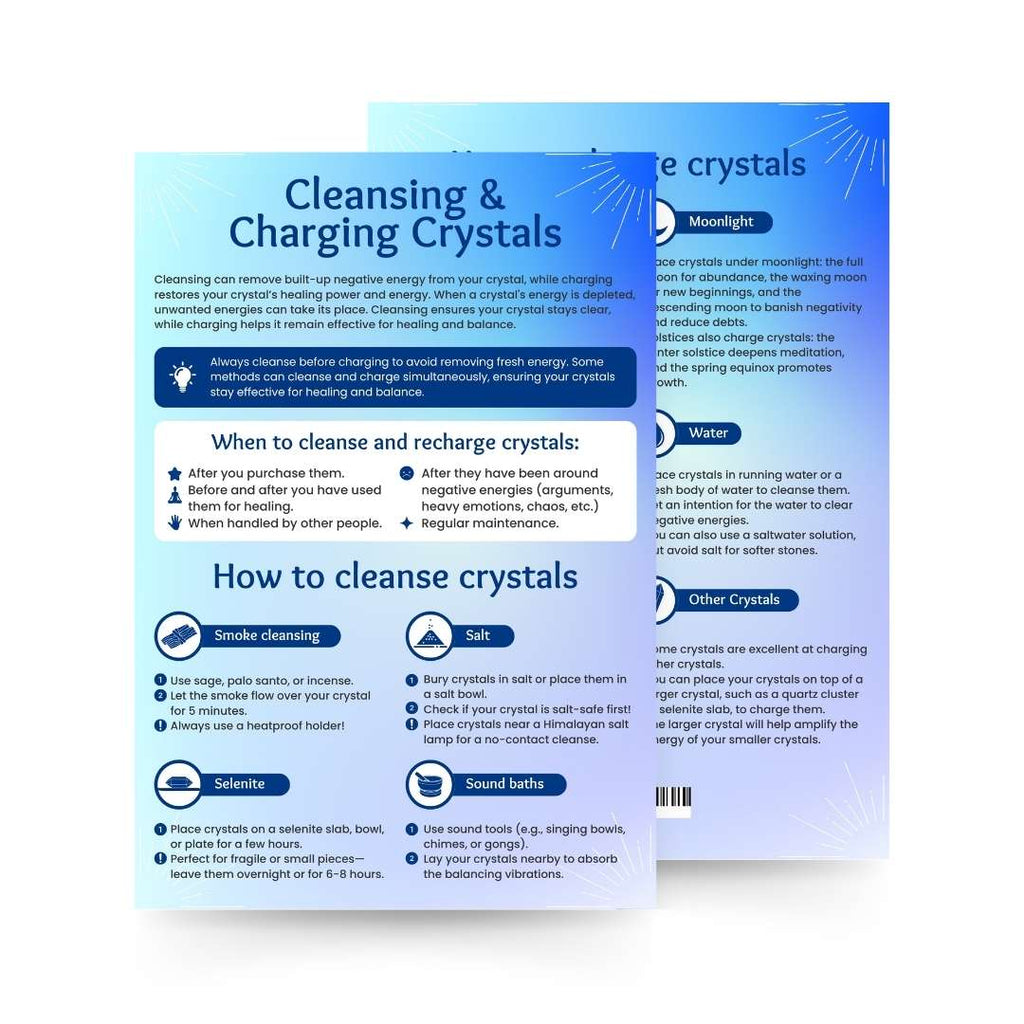 QuickStudy Guide 2.0 - Cleansing and Charging Crystals (PDF File) – Stonebridge Imports