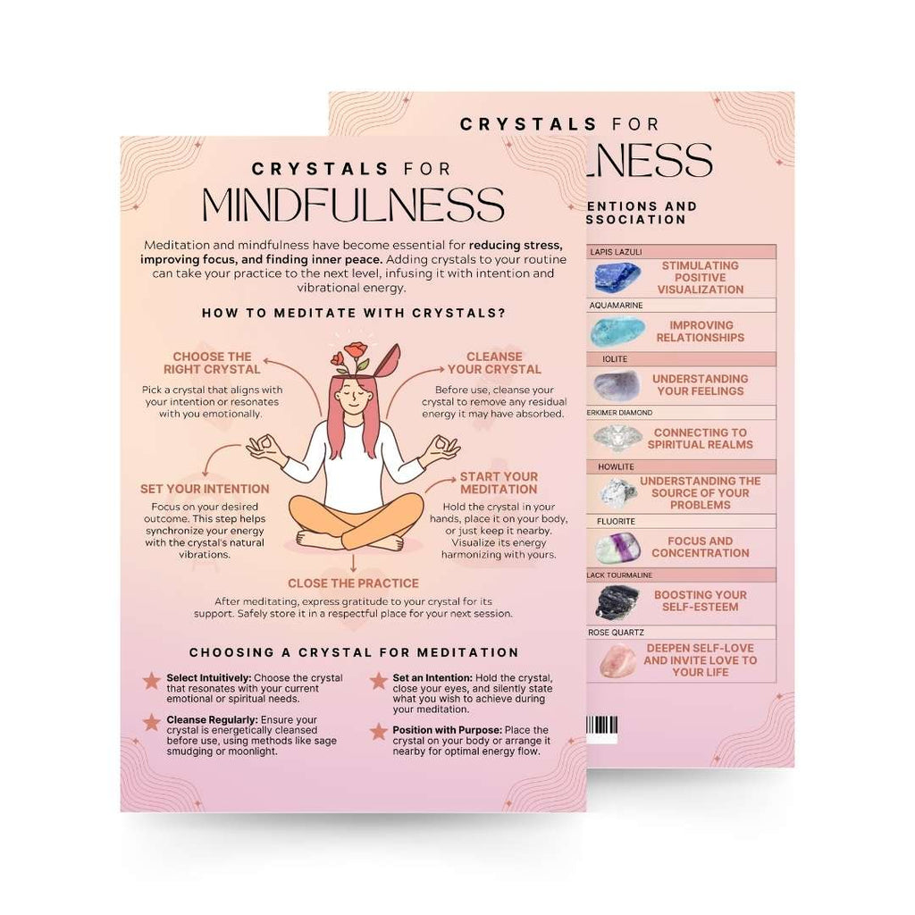 QuickStudy Guide 2.0 - Crystals for Mindfulness (PDF File) – Stonebridge Imports