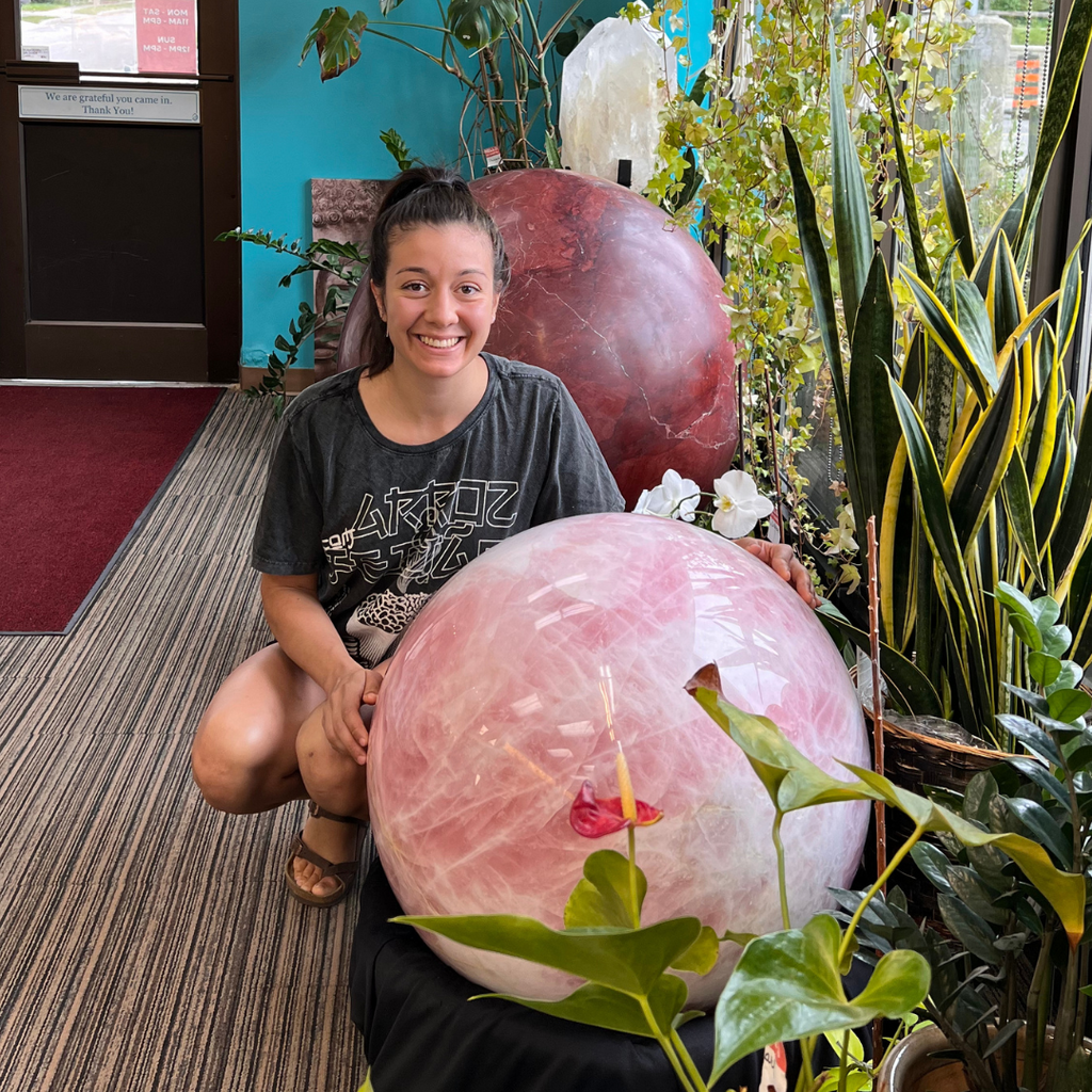 Rose Quartz Sphere (Giant) - Venus – Stonebridge Imports