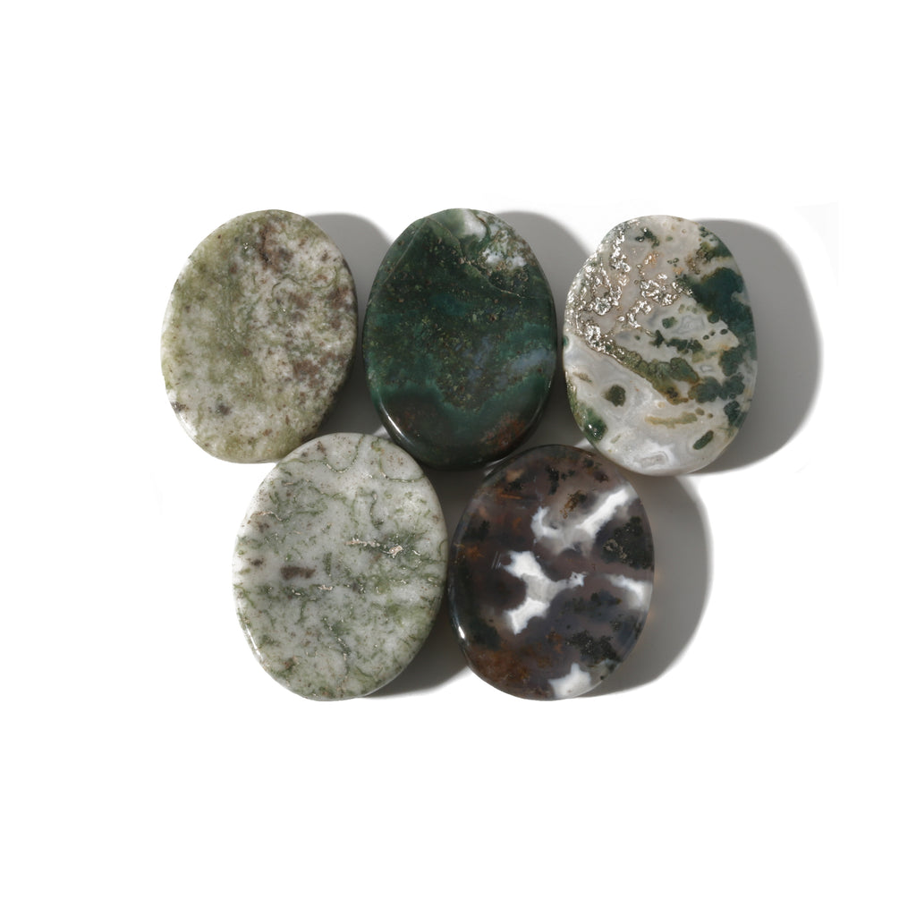 Green Tree Agate Worry Stone from – Stonebridge Imports