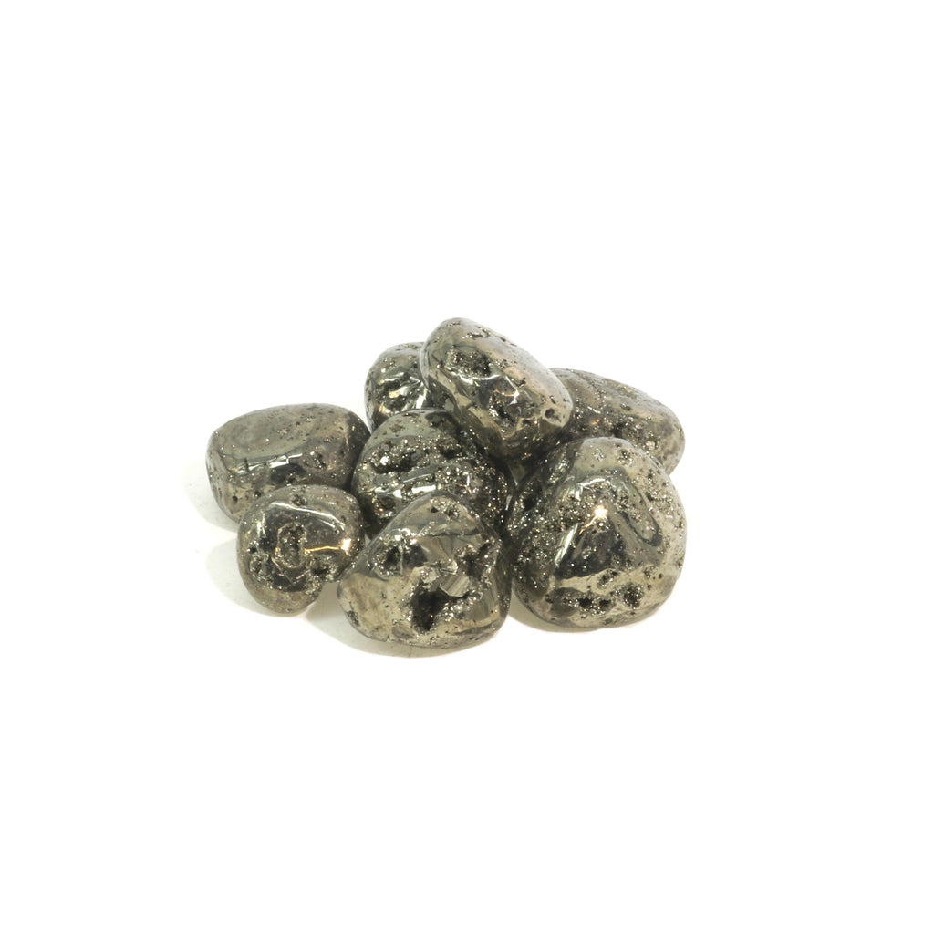 Pyrite Geode Tumbled – Stonebridge Imports