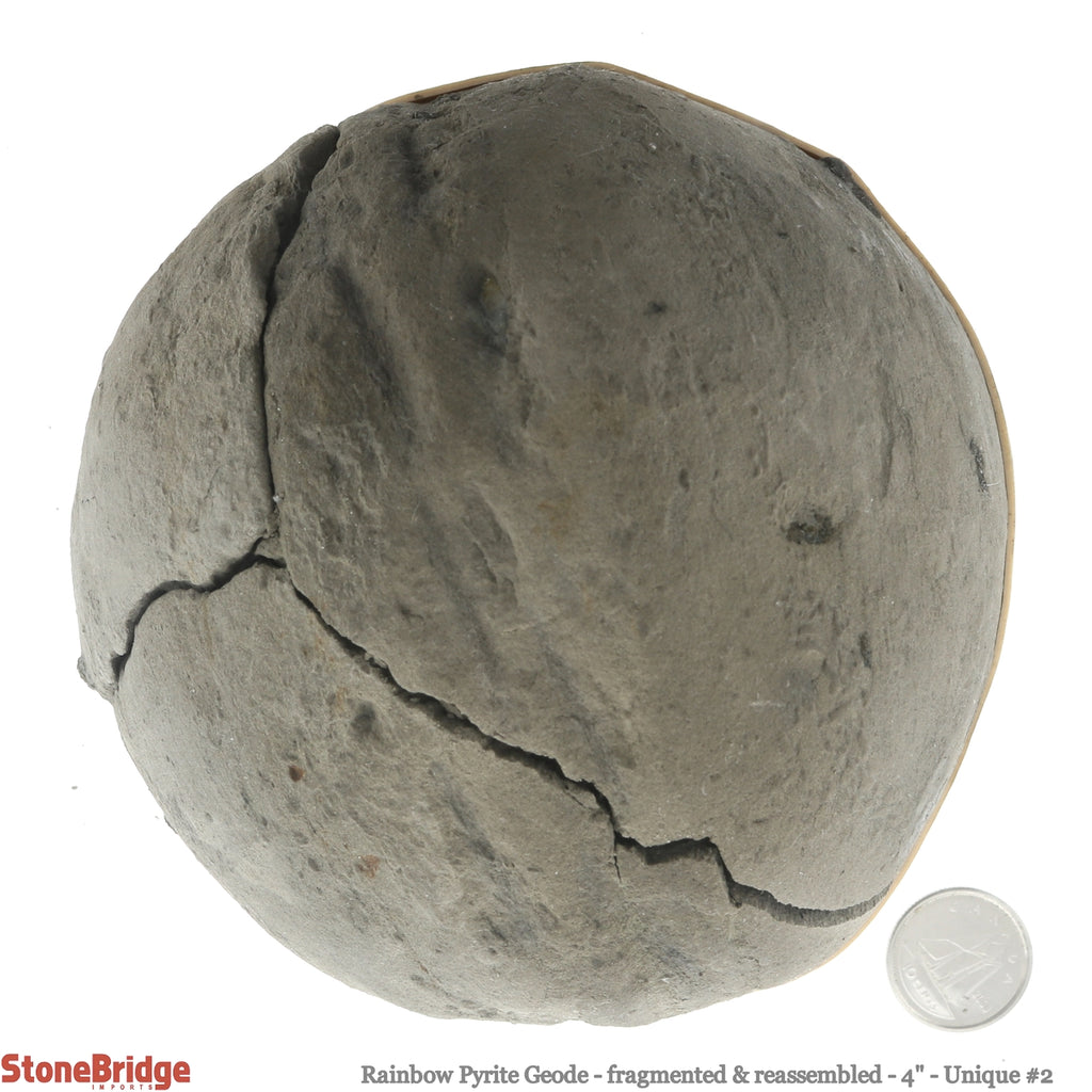 Rainbow Pyrite Geode Break – Stonebridge Imports