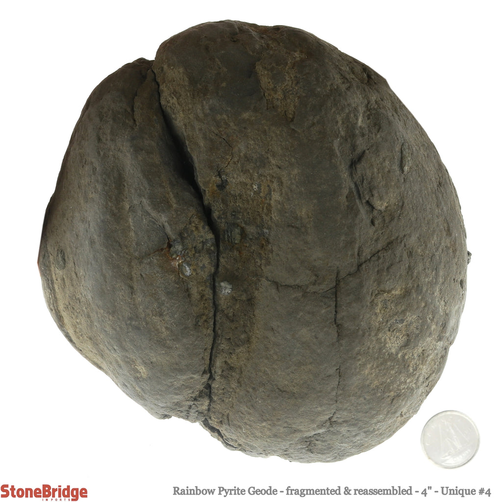 Rainbow Pyrite Geode Break – Stonebridge Imports