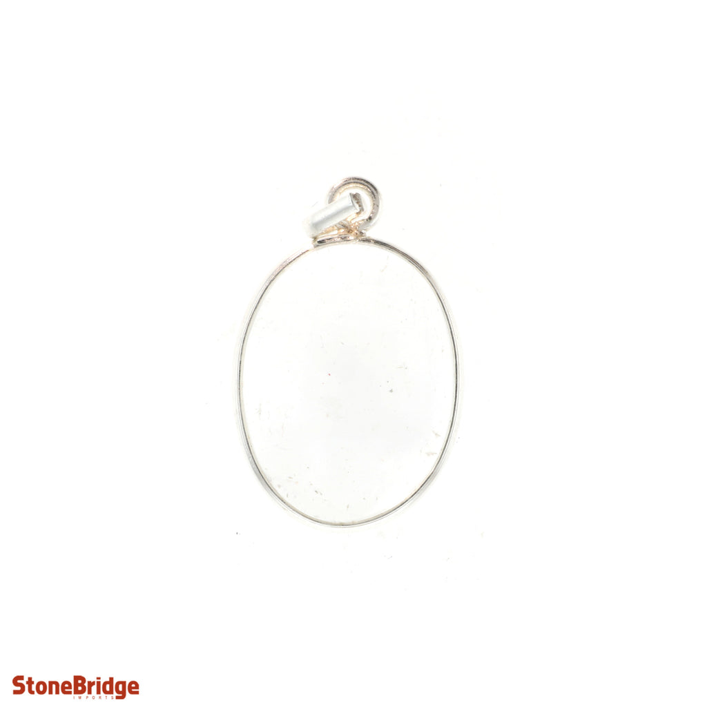 Clear Quartz Cabochon With Silver Pendant – Stonebridge Imports