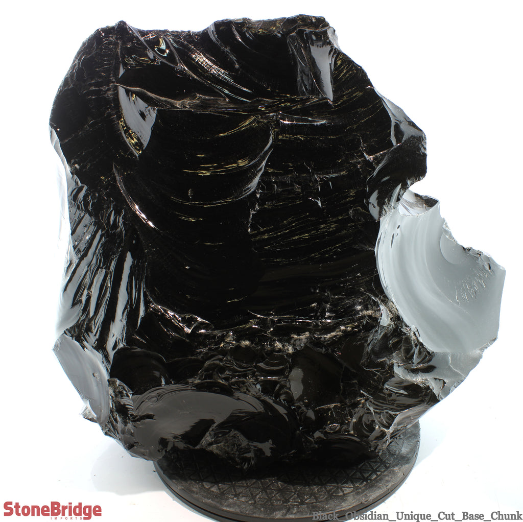 Obsidian Black Boulder Cut – Stonebridge Imports